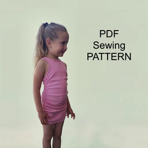 Girl’s Smart Dress PDF Sewing Pattern, PDF Pattern for Girls, Pdf ...
