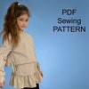 Girls Smart Dress PDF Sewing Pattern, PDF Pattern for Girls, Pdf ...
