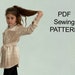 Girls Pants Pdf Sewing Pattern, PDF Patterns for Girls, Pdf Patterns ...