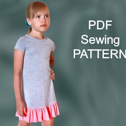 Girls Smart Dress PDF Sewing Pattern PDF Pattern for Girls - Etsy