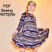 Girl’s Dress PDF Pattern, PDF Pattern for Girls, Pdf Patterns for Kids ...
