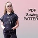 Boxer Crop Top PDF Pattern, Sleeveless for Girls PDF, Sports Top for ...
