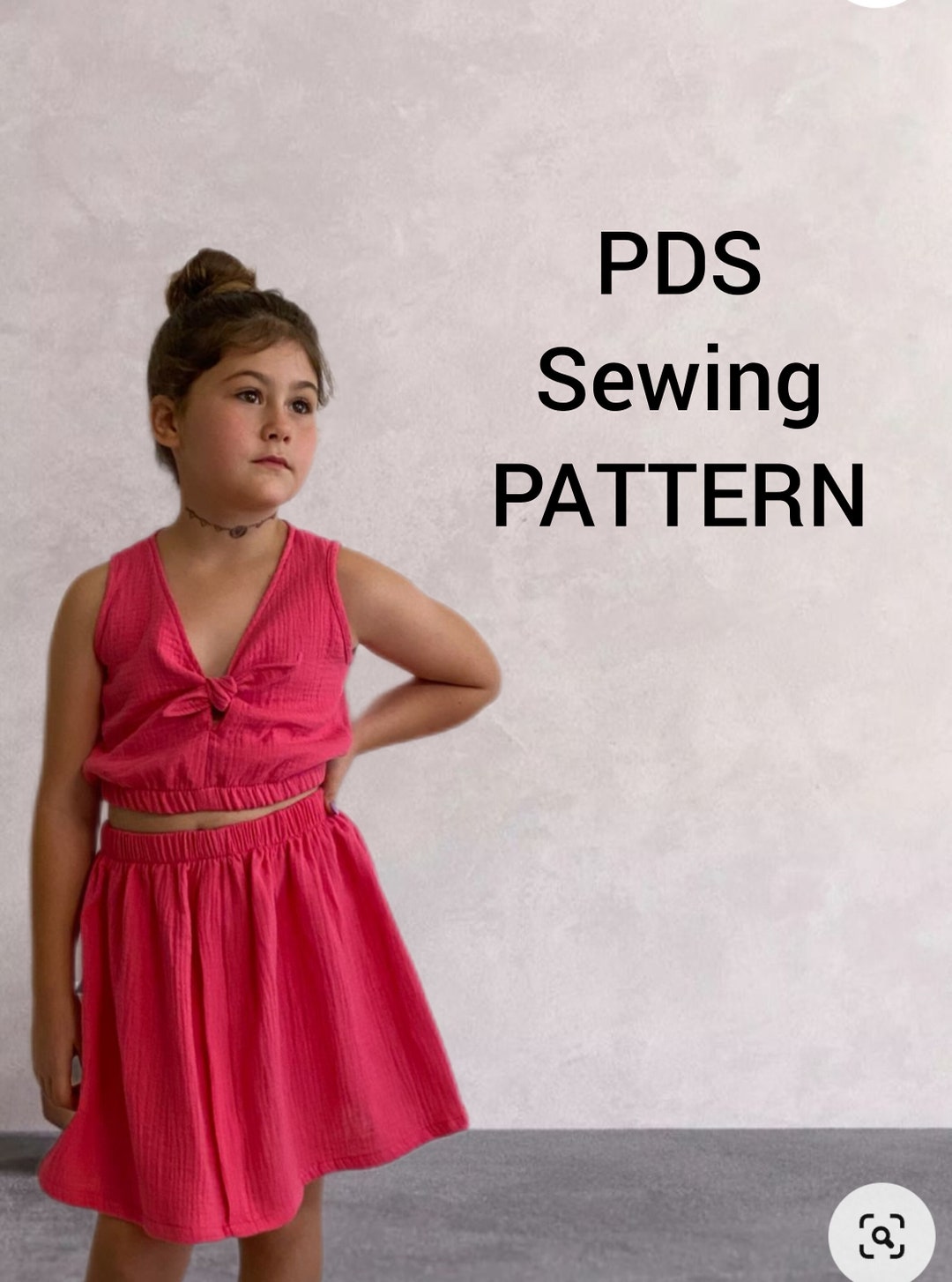 Girl’s Smart Suit PDF Sewing Pattern, PDF Pattern of Skirt, Pdf ...