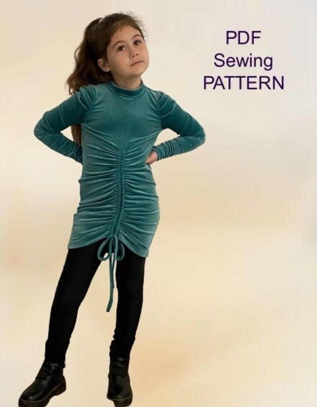 Girl’s Smart Dress PDF Sewing Pattern, PDF Pattern for Girls, Pdf ...