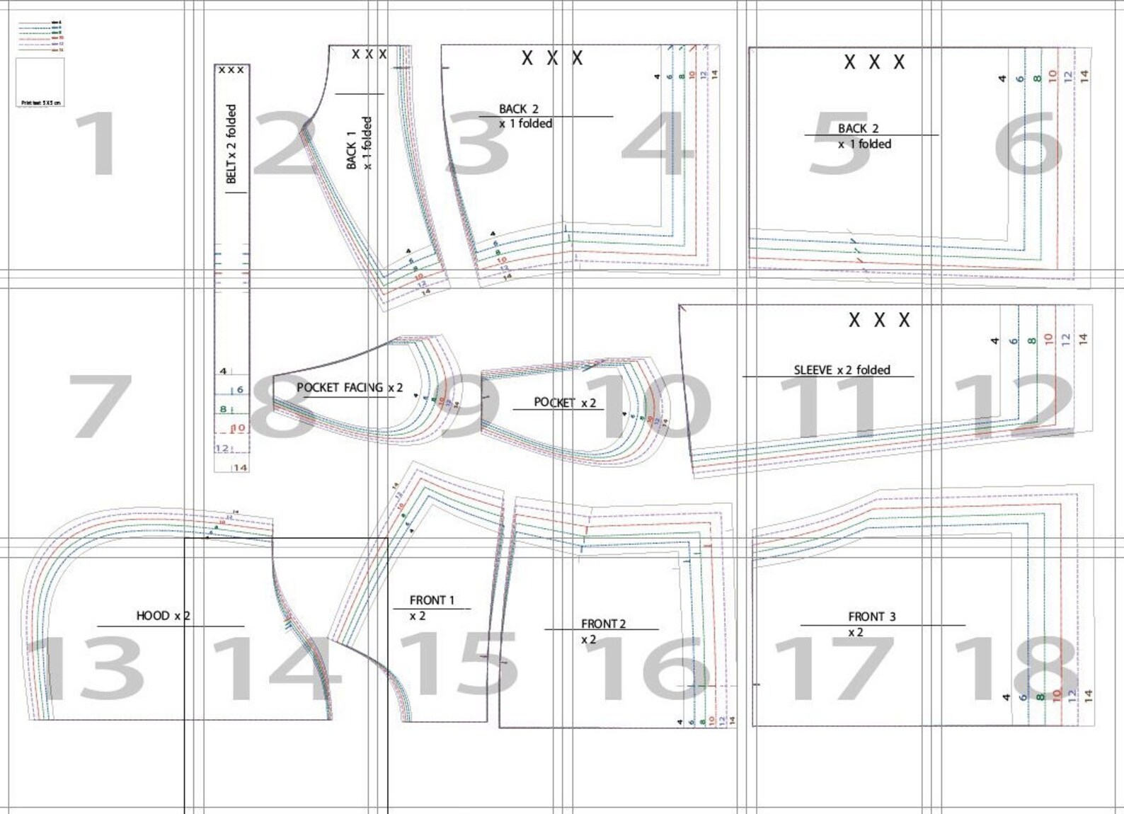 Windbreaker - PDF Sewing Pattern, PDF Pattern for Parka, PDF Pattern ...