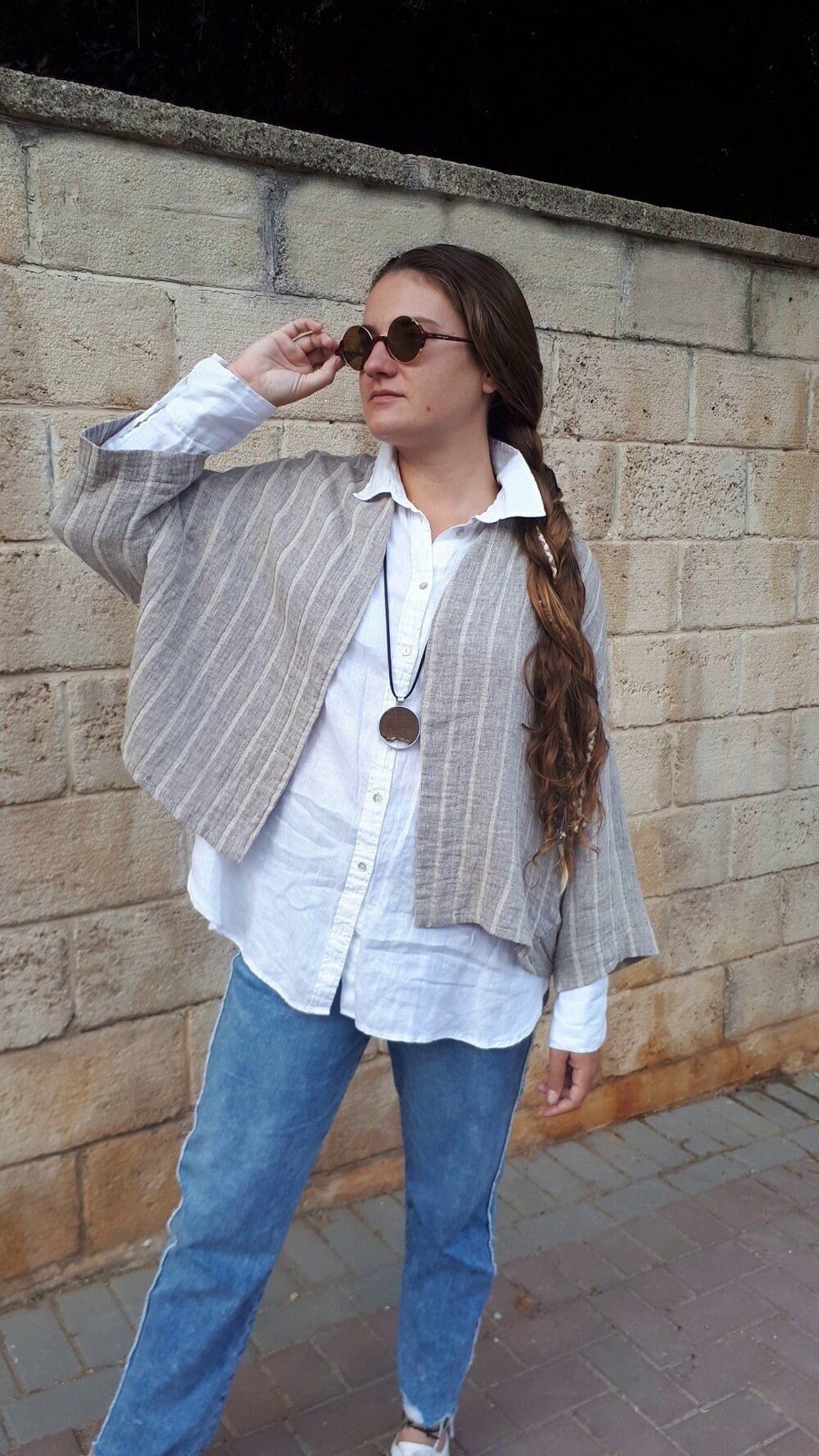 PDF Pattern of Women's Oversized Jacket, PDF Pattern Plus Size Women ...