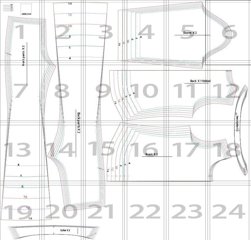 Girls Suit Sewing Pattern, PDF Pattern for Girls, Pdf Patterns for Kids, Girls Sewing Patterns ...