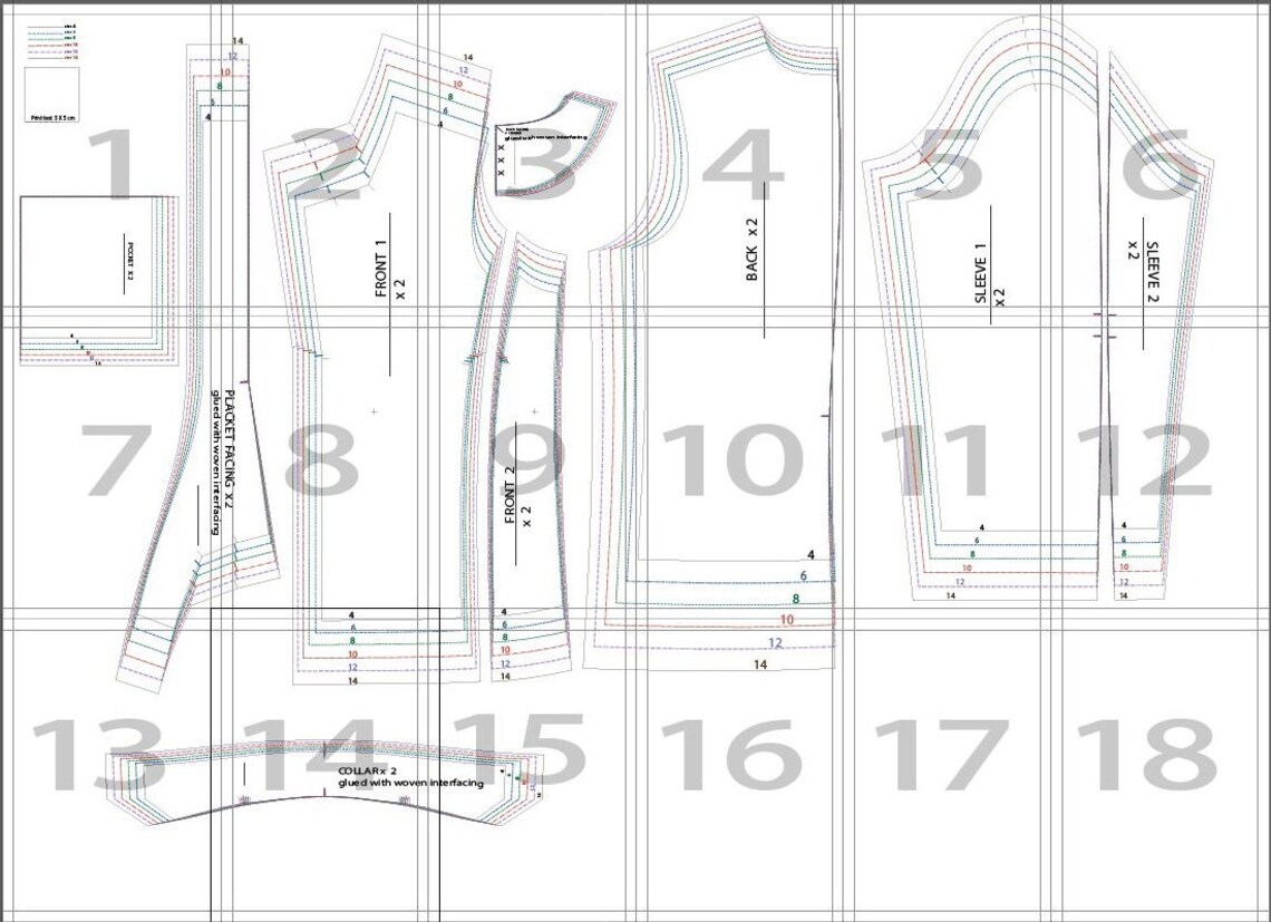 Girls Jacket PDF Pattern Sewing Patterns for Girls PDF - Etsy