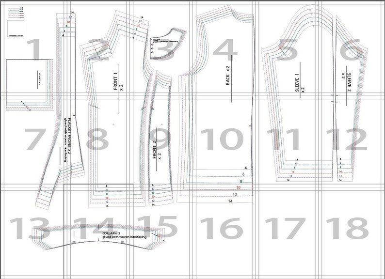 Girls Jacket PDF Pattern Sewing Patterns for Girls PDF - Etsy