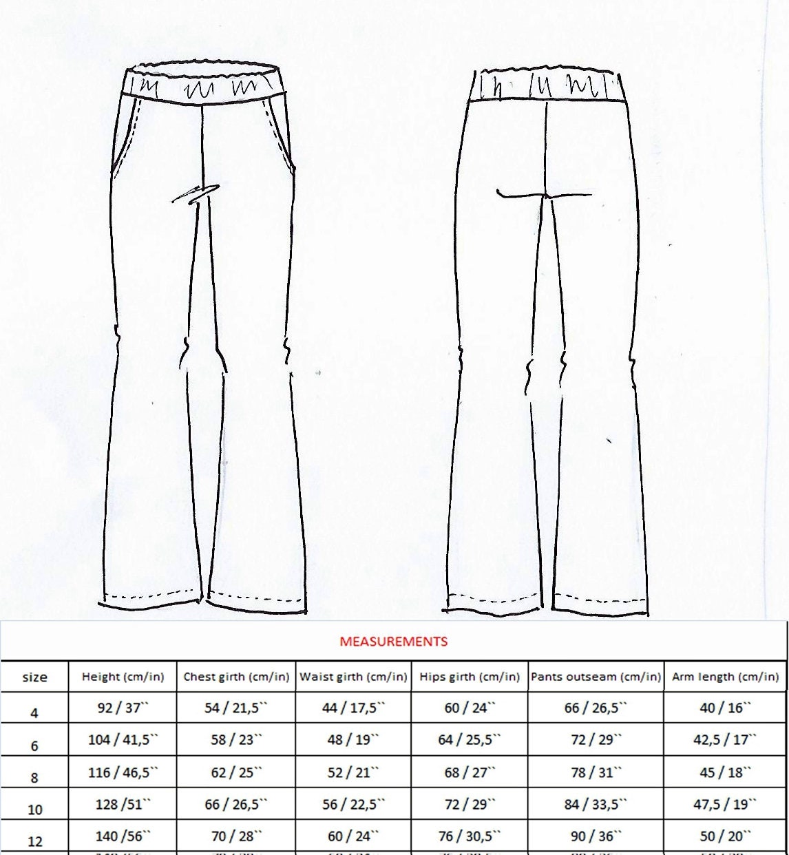Flared Track Pants PDF Pattern, PDF Pattern for Girls, Pdf Patterns ...