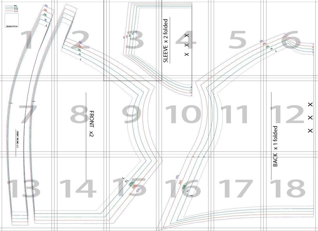 PDF Pattern of Women's Oversized Jacket PDF Pattern Plus - Etsy