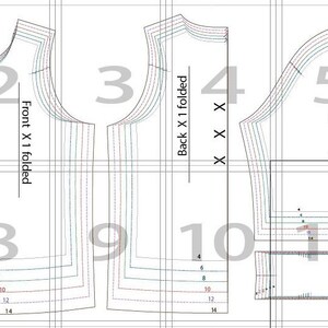 Long Sleeve Top PDF Pattern, Girls Blouse Pattern, PDF Pattern for ...