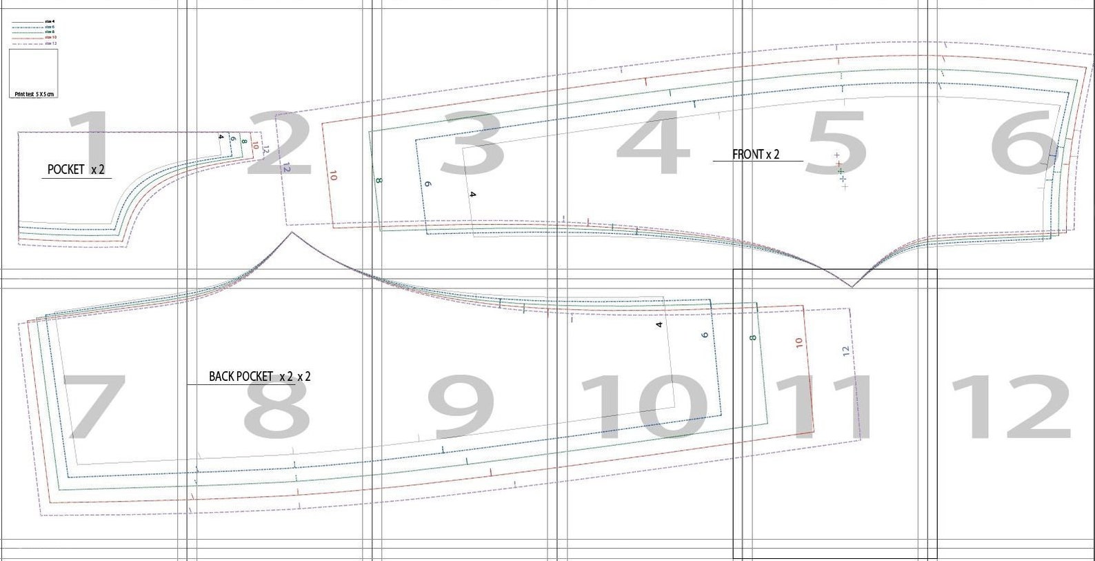 Girls Pants Pdf Sewing Pattern, PDF Patterns for Girls, Pdf Patterns ...