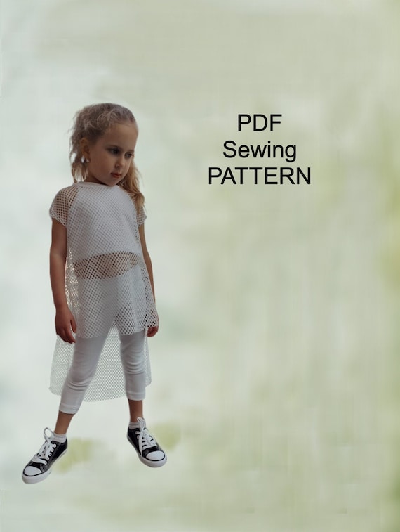 PDF Girls T-shirt Pattern PDF Pattern for Girls Pdf | Etsy