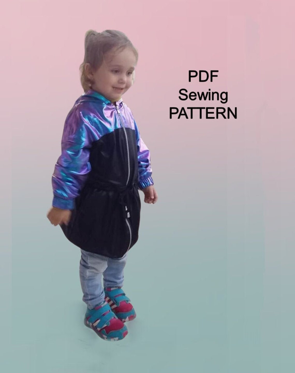 Windbreaker PDF Sewing Pattern PDF Pattern for Parka PDF | Etsy