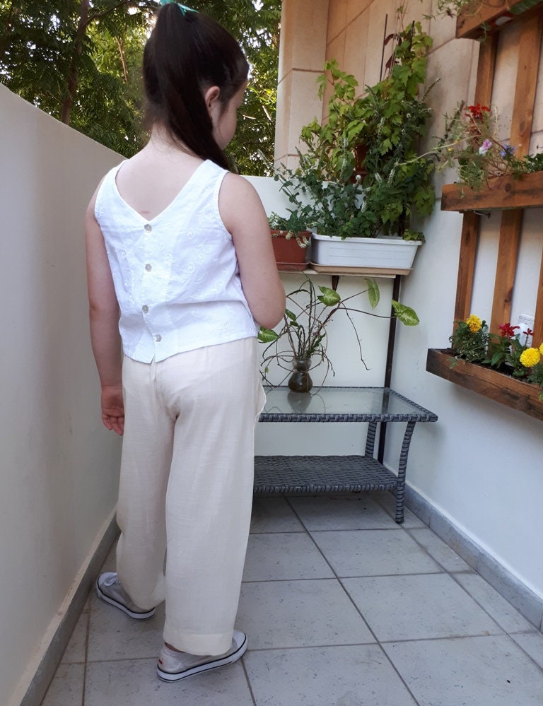7 8 Pants Pdf Pattern Pdf Pattern For Girls Pdf Patterns - Etsy Canada
