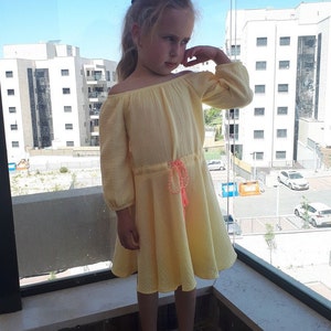 Off Shoulders Dress Pdf Pattern, PDF Pattern Girls, Pdf Patterns Kids ...