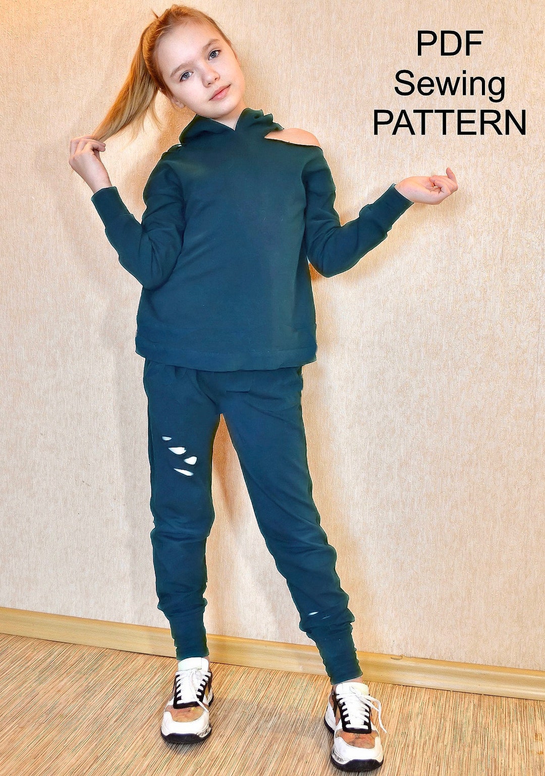 Girl’s Suit Sewing Pattern, PDF Pattern for Girls, Pdf Patterns for ...