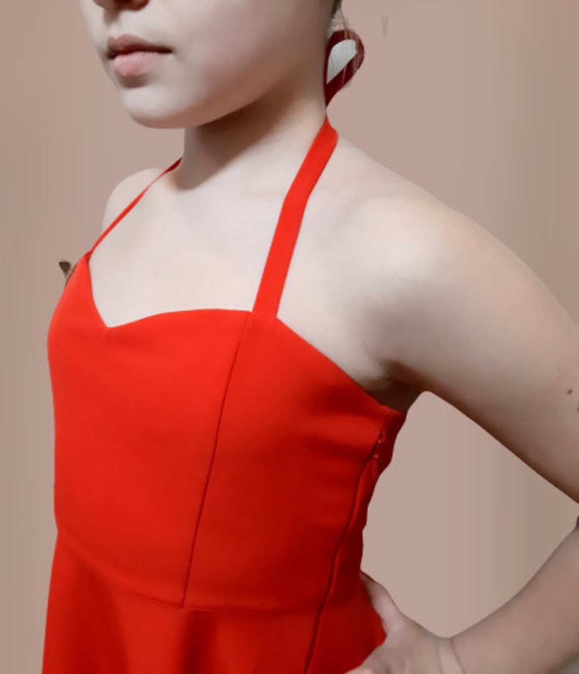 Elegant Halter Dress PDF Pattern, PDF Pattern of Dress, Dress Pattern ...