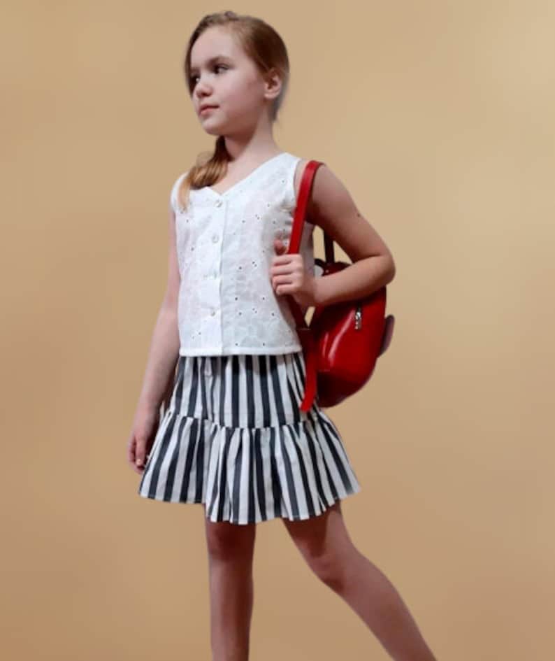 Girls Sleeveless Top Pdf Pattern, PDF Pattern for Girls, Clothing ...