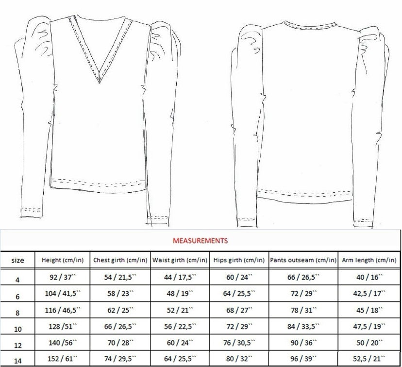 Long Sleeve Top PDF Pattern, Girls Blouse Pattern, PDF Pattern for ...