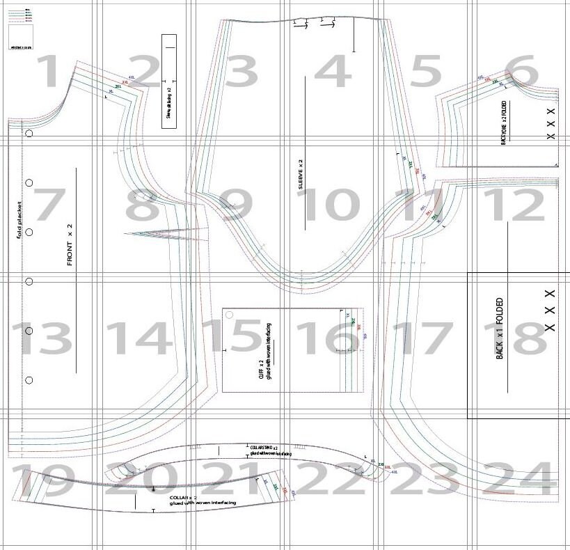 PDF Pattern of Women's Oversized Shirt PDF Pattern Plus - Etsy