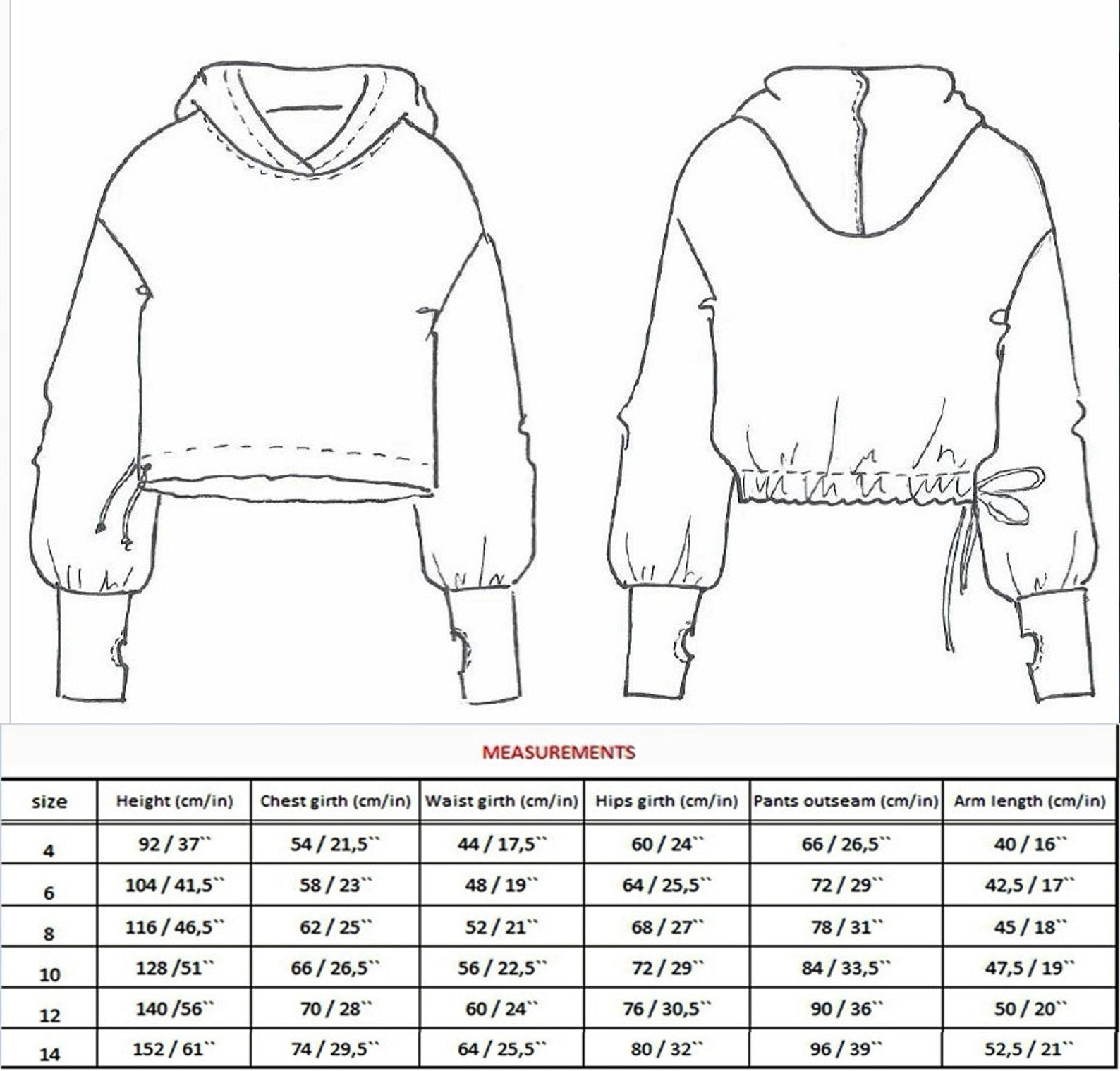 Hood - PDF Sewing Pattern, PDF Pattern for Girls, Pdf Patterns for Kids ...