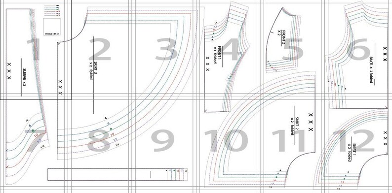 Girls Dress PDF Sewing Pattern, PDF Pattern for Girls, Pdf Patterns for ...