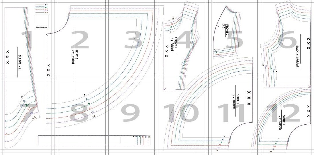 Girls Dress PDF Sewing Pattern, PDF Pattern for Girls, Pdf Patterns for ...