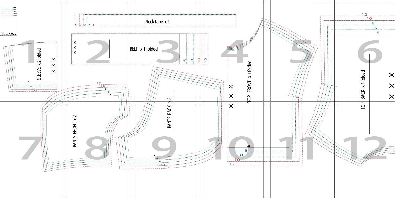 Sports Suit for Kids PDF Pattern Girls Suit Sewing - Etsy