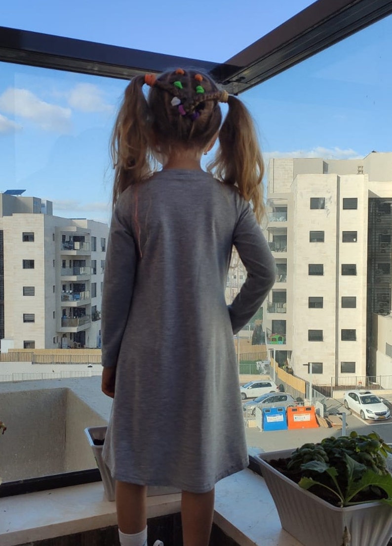 Casual Modal Dress for Girl PDF Pattern, PDF Pattern for Girls, Pdf ...