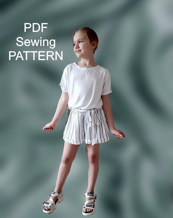 PDF Shorts Sewing Pattern Girls Clothing DIY Shorts Pattern | Etsy