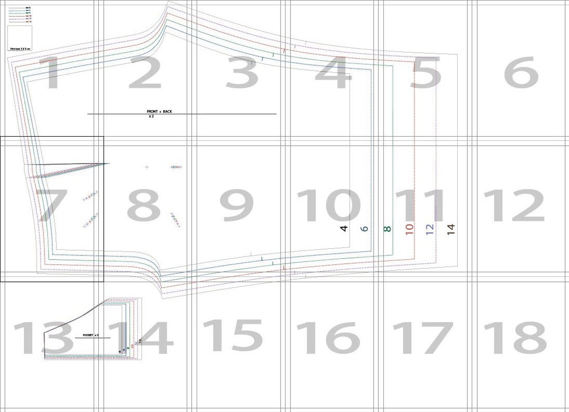 7/8 Pants PDF Pattern PDF Pattern for Girls Pdf Patterns | Etsy Canada