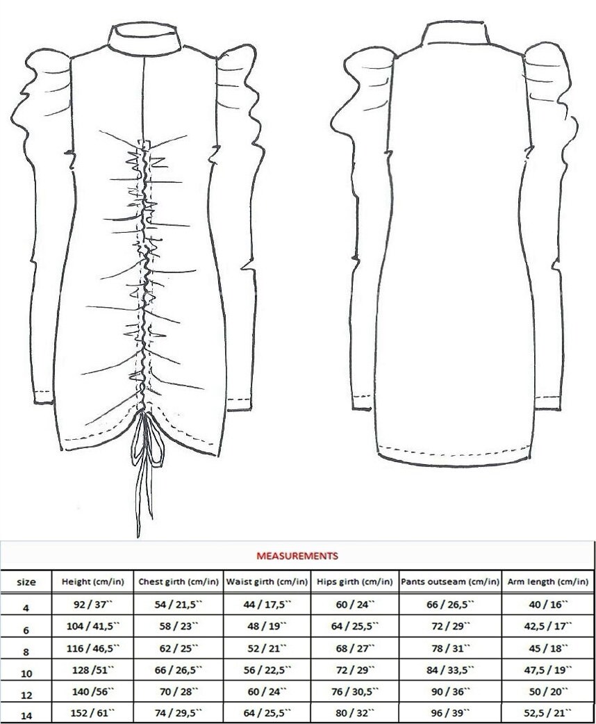 Girls Smart Dress PDF Sewing Pattern, PDF Pattern for Girls, Pdf ...