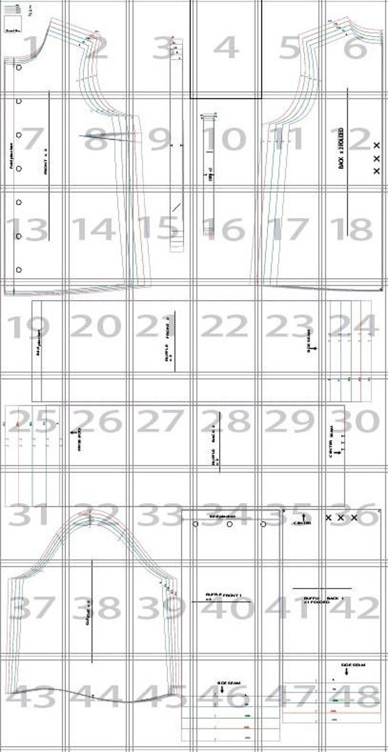 PDF Pattern Long Shirt Dress PDF Pattern Plus Size Women - Etsy