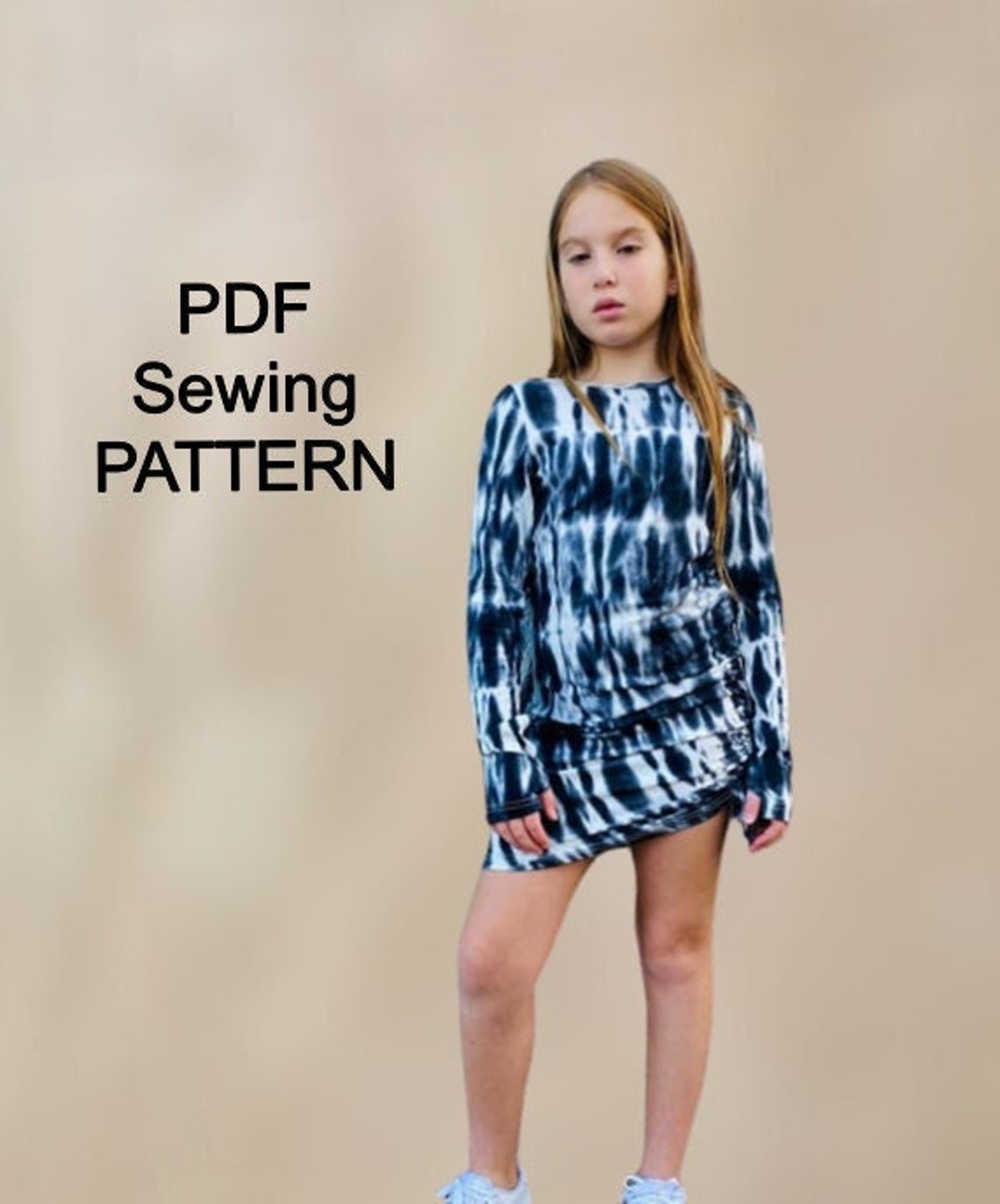 Girls Smart Dress PDF Sewing Pattern, PDF Pattern for Girls, Pdf ...