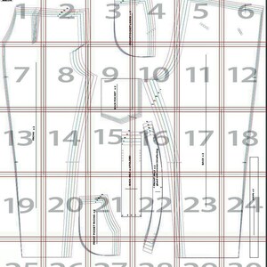 PDF Pattern of Women's Pants, PDF Pattern Big Sizes, Pdf Pattern for ...