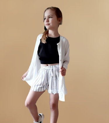 Blouse Oversize PDF Pattern Sewing Pattern of Top for Girl - Etsy