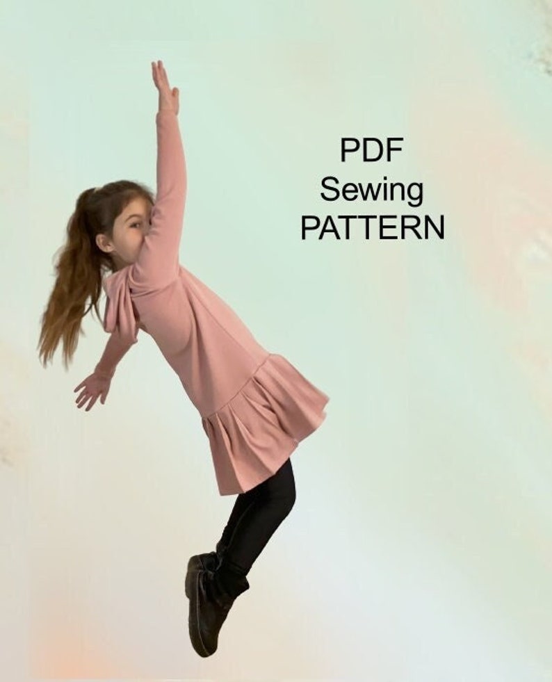 Pleated Dress PDF Pattern PDF Pattern Girls Pdf Patterns - Etsy