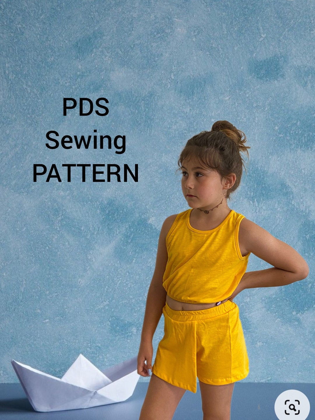 Top and Flap Short -PDF Pattern, Kids Pdf Pattern, Kids Pants Pdf ...