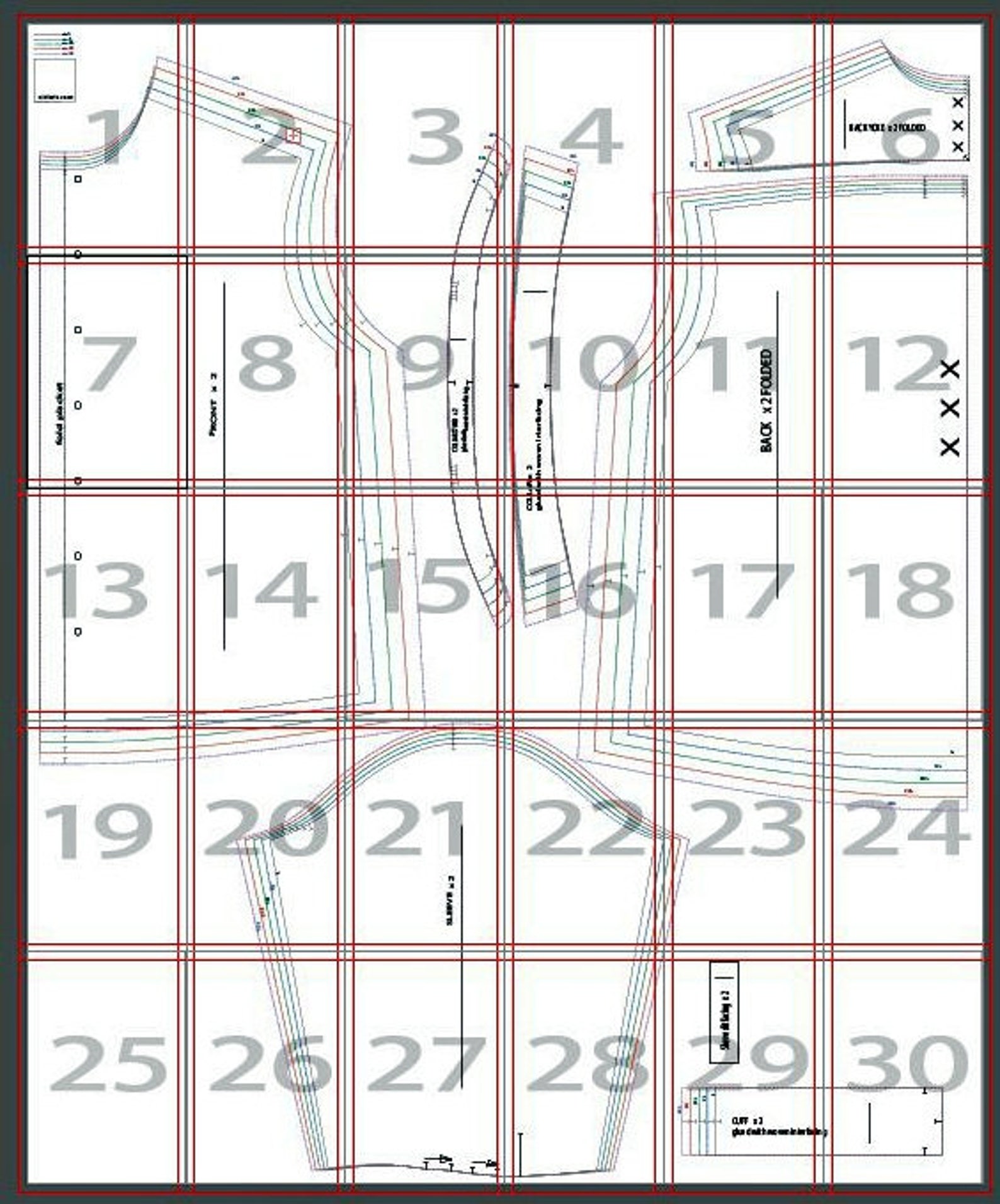 PDF Pattern of Women's Oversized Shirt, PDF Pattern Plus Size Women ...