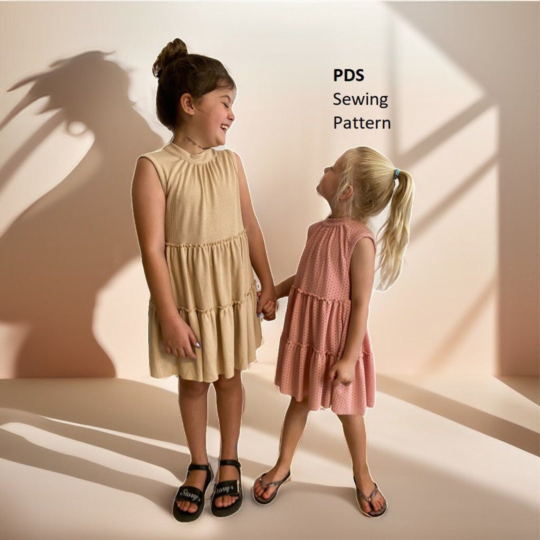 Girl’s Dress PDF Sewing Pattern, PDF Pattern for Girls, Pdf Patterns ...