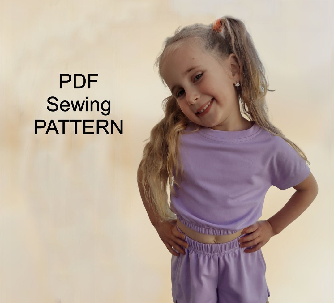 Sports Suit for Kids - PDF Pattern, Girl’s Suit Sewing Pattern, Pdf ...