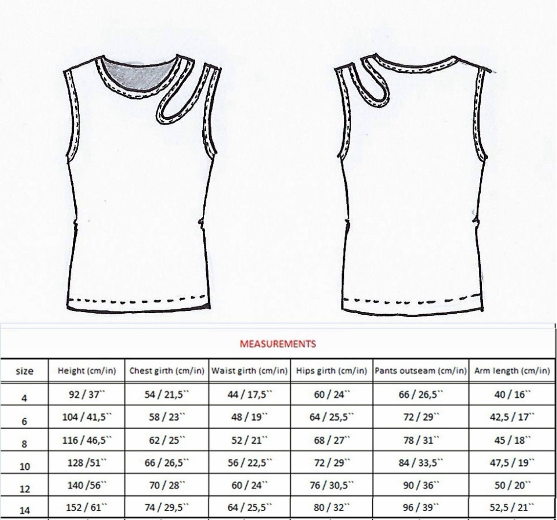 Tank Top PDF Sewing Pattern Diy Clothing PDF Pattern for | Etsy
