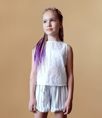 Girls Sleeveless Top Pdf Pattern PDF Pattern for Girls | Etsy