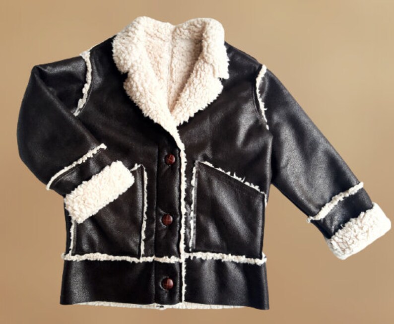 Faux Fur Sheepskin Coat- PDF Sewing Pattern, PDF Pattern for Jacket ...