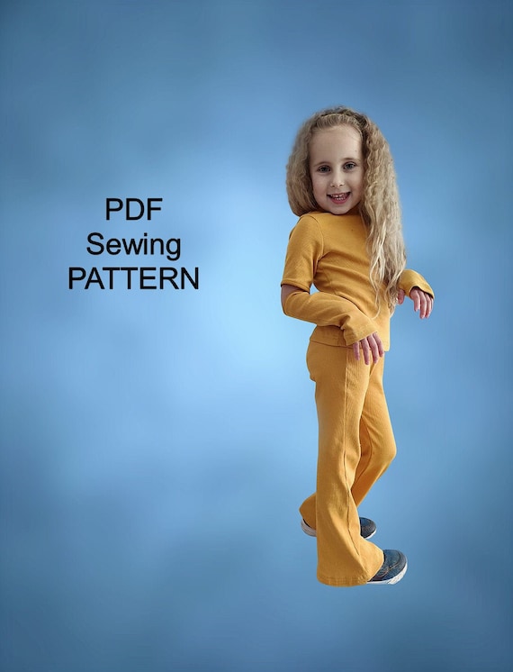 Girls Suit PDF Pattern PDF Pattern for Girls Pdf Patterns | Etsy UK