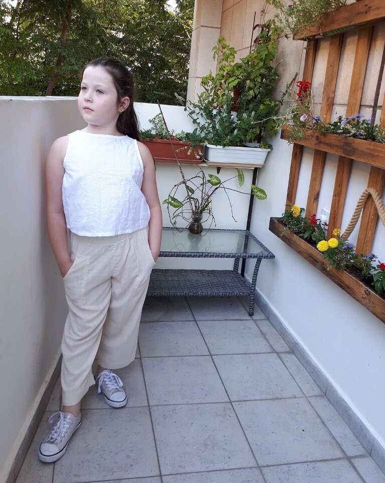 Girls Sleeveless Top Pdf Pattern PDF Pattern for Girls | Etsy