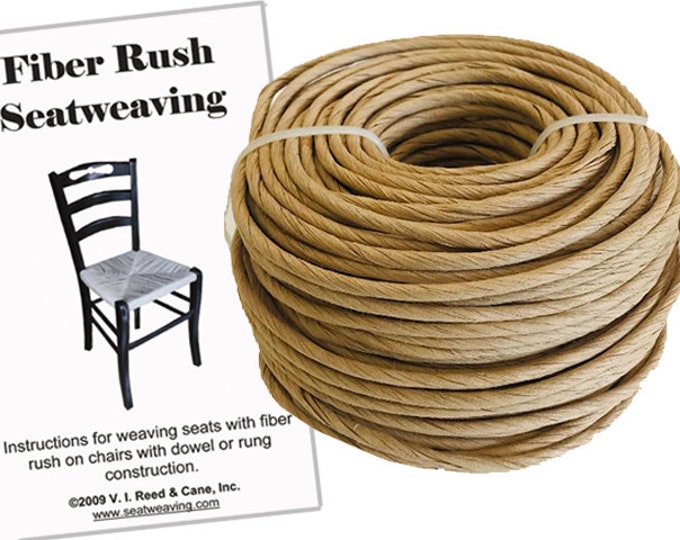 Fiber Rush Kit 6/32 for Chairs Kraft Brown W/booklet - Etsy