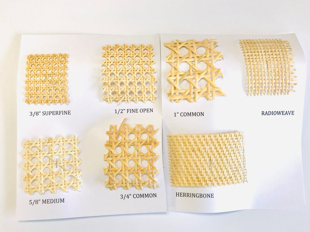 Cane Webbing Sample Pack - Etsy